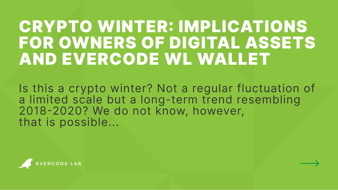 Crypto Winter: Implications for Owners of Digital Assets and Evercode WL Wallet – Evercode Lab Blog